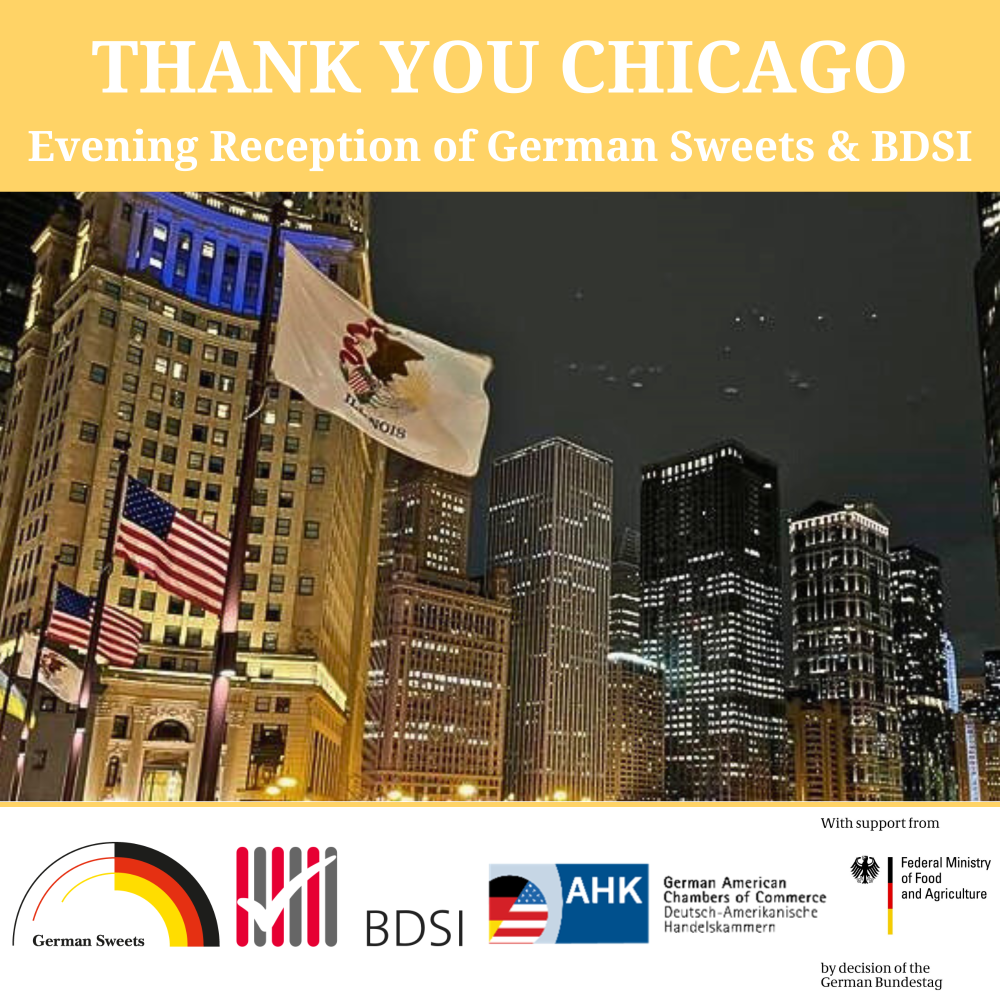 "THANK YOU CHICAGO" Evening Reception of German Sweets & BDSI